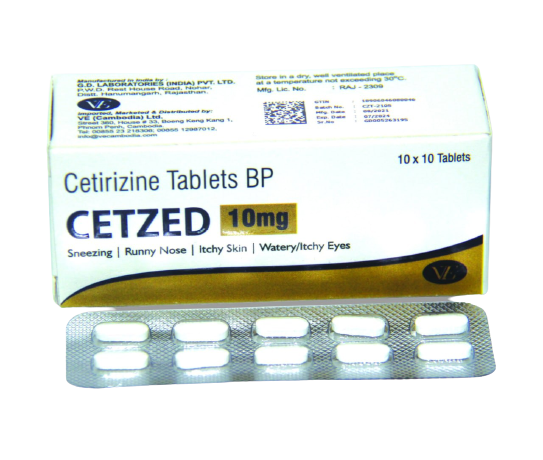 CETZED 10mg 10x10Tabs – TOVPET.COM