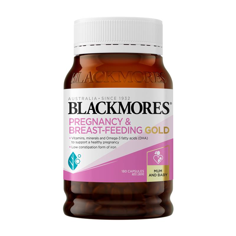 BLACKMORES Pregnancy & Breast-Feeding Gold 180 caps – TOVPET.COM