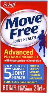 Move Free Advance MSM + Vitamin D3 ( 80CT/Box ) – TOVPET.COM
