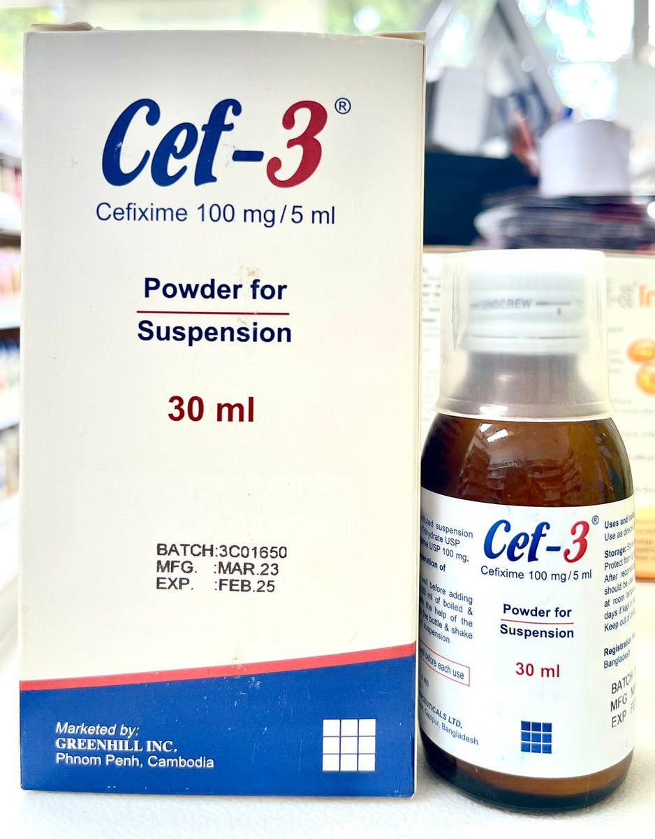 Cef-3 100mg/5ml Powder Suspension 30ml – TOVPET.COM