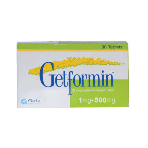 GETFORMIN 1MG+500MG 3x10tab/box – TOVPET.COM