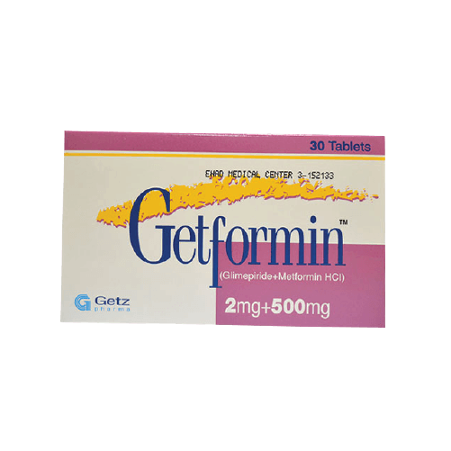 GETFORMIN 2MG+500MG 3x10tab/box – TOVPET.COM