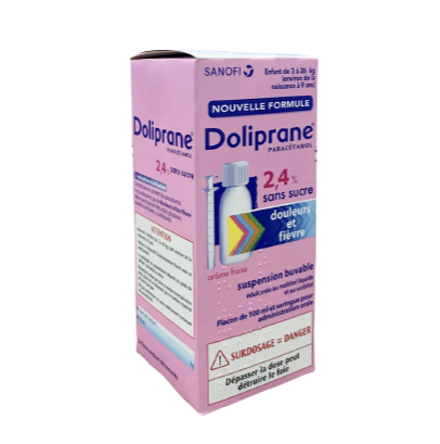 DOLIPRANE 2.4% Syrup 100ML – TOVPET.COM