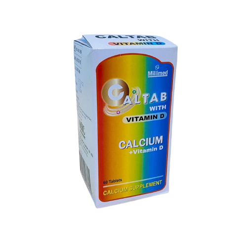 Caltab With Vitamin D 60Tab/Box – TOVPET.COM