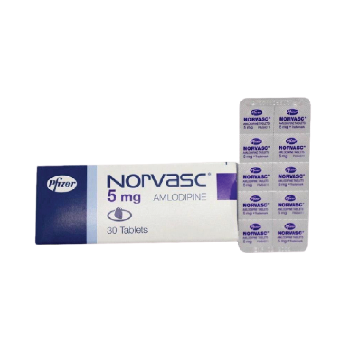 Norvasc 5mg (Box/3x10Tab) – TOVPET.COM