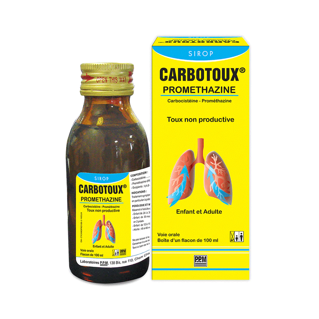 CARBOTOUX® PROMETHAZINE SP (BTL/100ML)(PPM) – TOVPET.COM