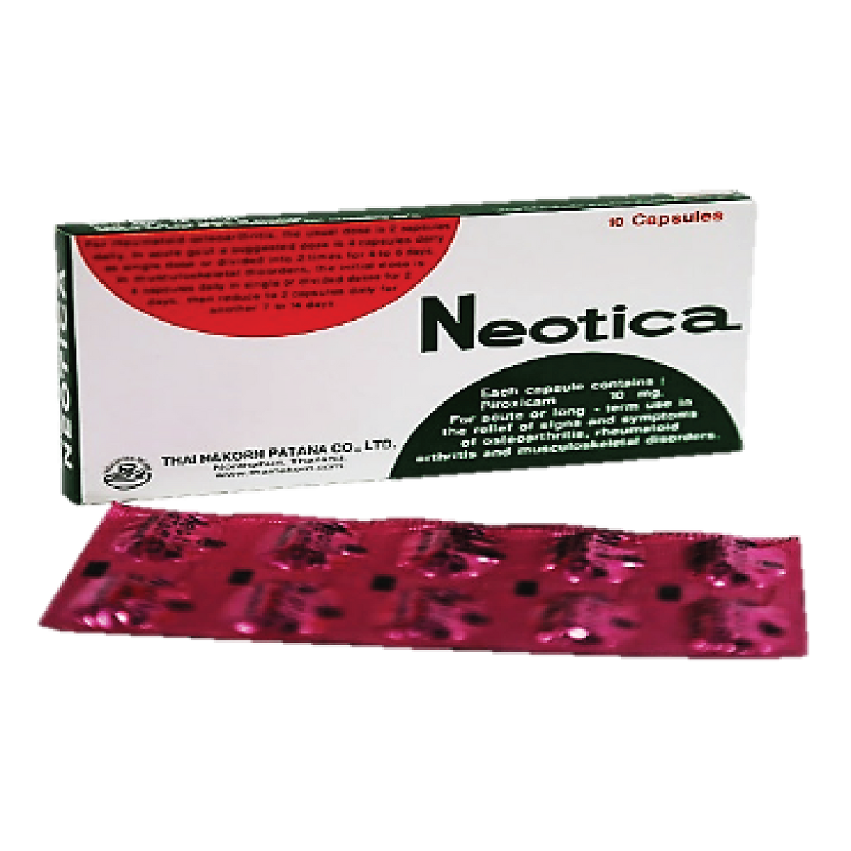 NEOTICA 10mg 10cap/Box – TOVPET.COM