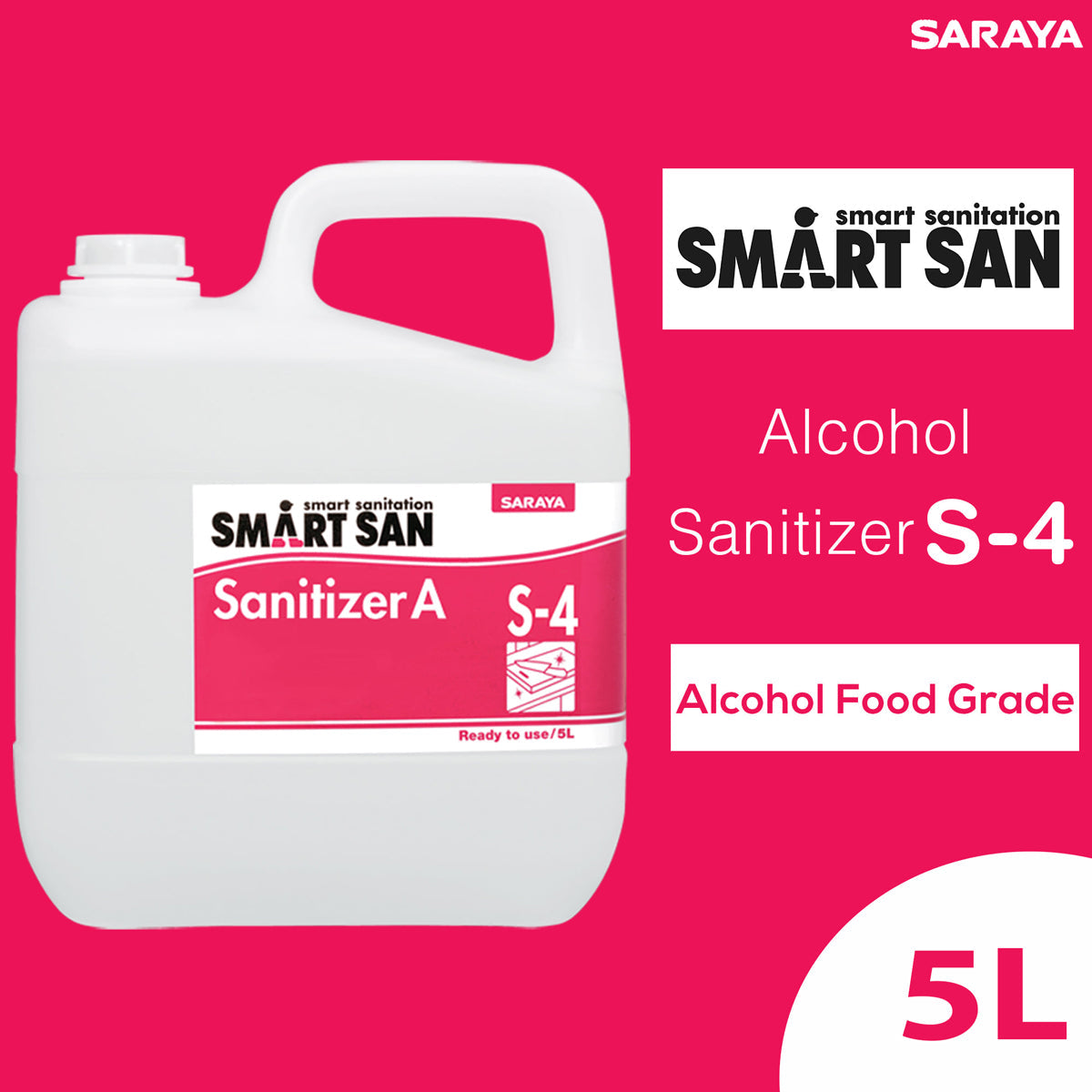 SARAYA Smart San Sanitizer A S-4 5L/BTL – TOVPET.COM