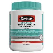 Swisse Odourless Wild Fish Oil 1000mg (400 Cap/can) – TOVPET.COM